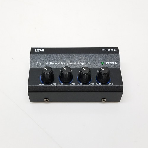 Pyle PHA40 4 Channel Stereo Headphone Amplifier | eBay