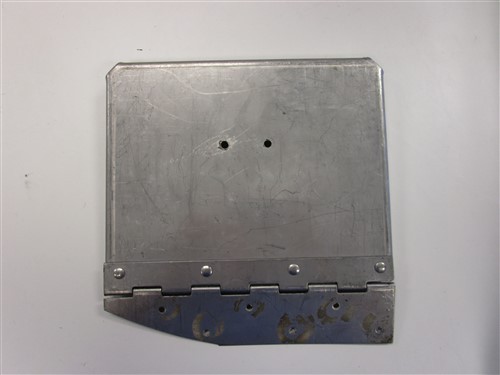 TRIM TAB PLATE WITH HINGE STAINLESS STEEL 10 1/8" X 10 1/8" MARINE BOAT ...