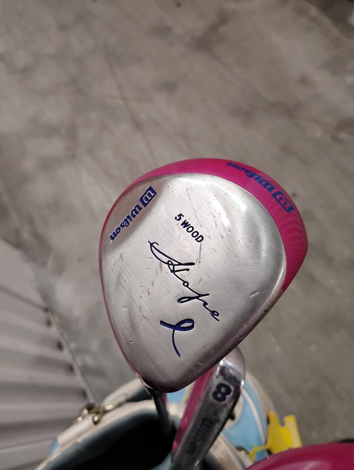 Wilson Hope Breast Cancer Awareness Women’s Golf Club Set of 10 Ladies ...