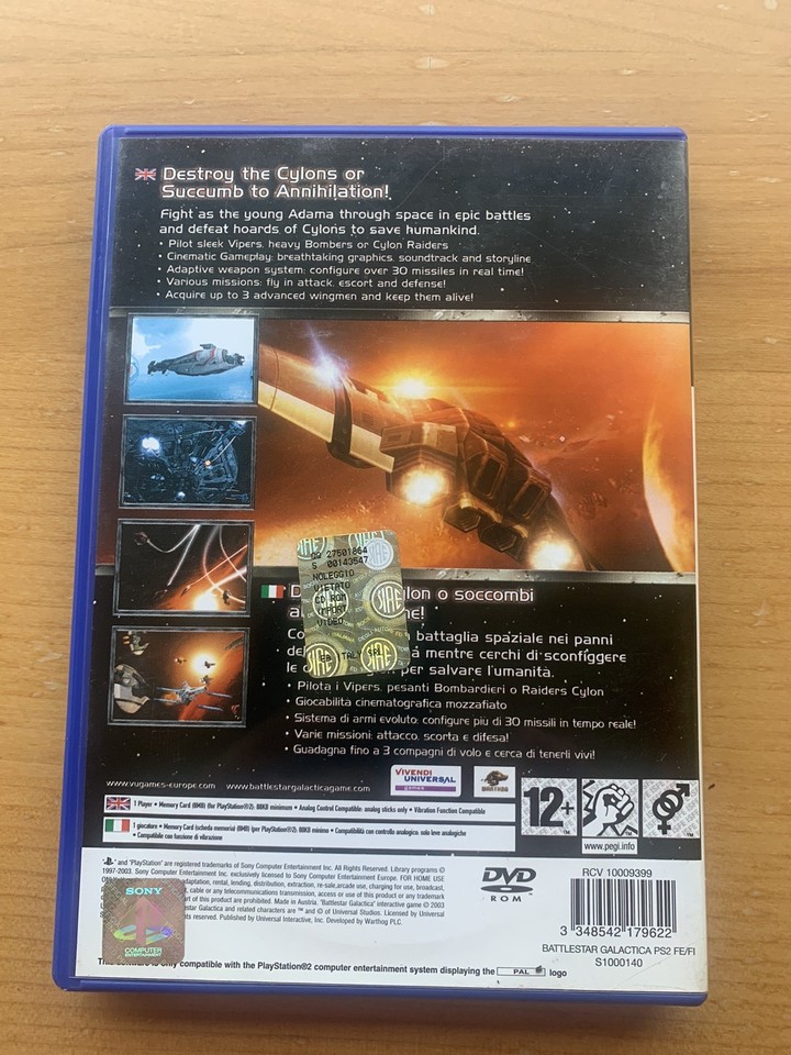 Battlestar Galactica - Playstation 2 PS2 - Universal Interactive | eBay