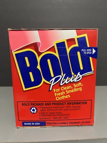 Bold Plus Powder Laundry Detergent 80 Oz / 5 Pounds 31 loads | eBay