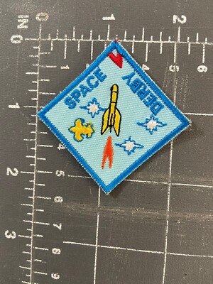 Vintage BSA Boy Scouts of America Space Derby Patch Pack Meeting Cub ...