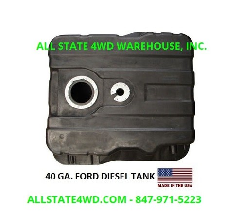 Ford Super Duty 40 Gallon (Diesel) Plastic Gas Tank F250 F350 F450 F550 ...