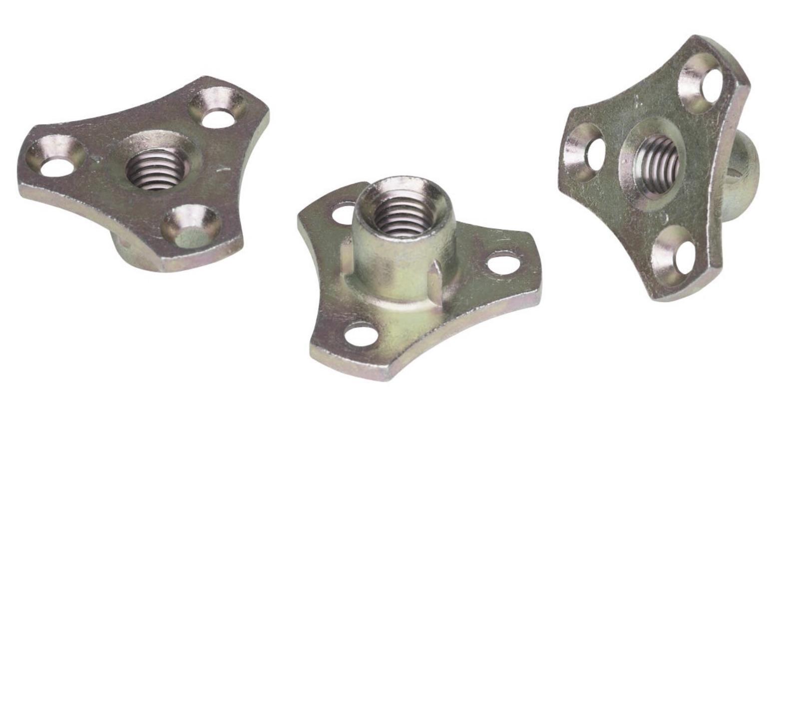 new M8 x 10mm wood insert D nut insert nut with screw flange quality ...