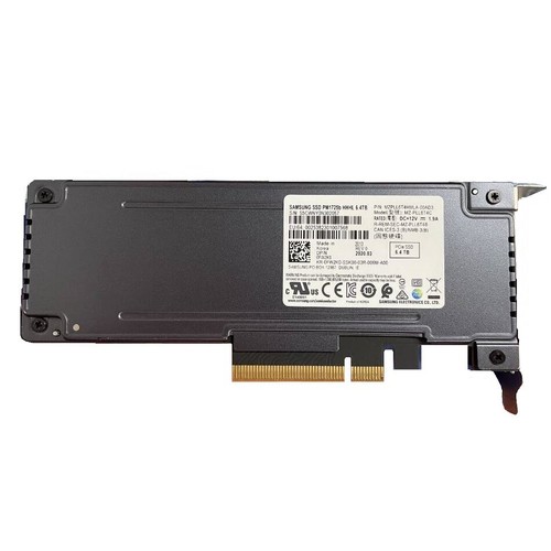 Samsung PM1725b 6.4TB SSD PCIE 3.0 x8 HHHL NVMe MZ-PLL6T4C MZPLL6T4HMLA ...