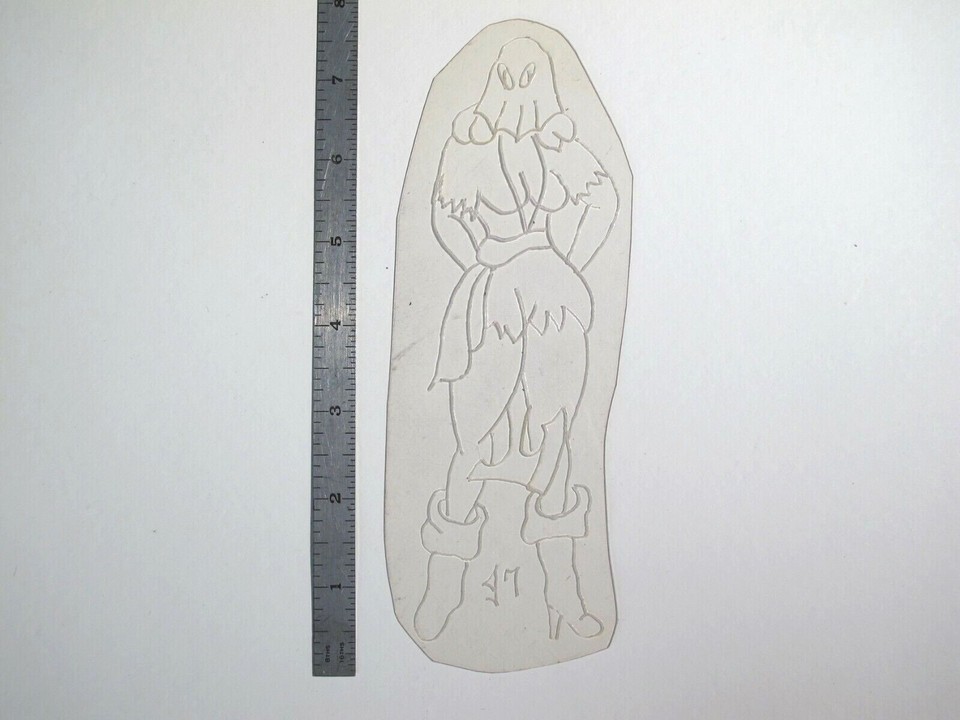vtg 1960s 1970s Tattoo acetate stencil Executioner Girl signed WMN5 | eBay