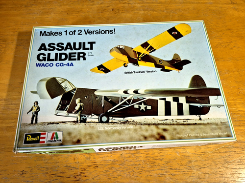 VINTAGE 1976 REVELL Model ASSAULT GLIDER WACO CG-4A Kit #H-2012 | eBay