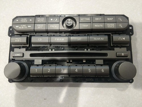 04 05 INFINITI QX56 Dash Mounted Audio Navigation Controls 280987S009 ...