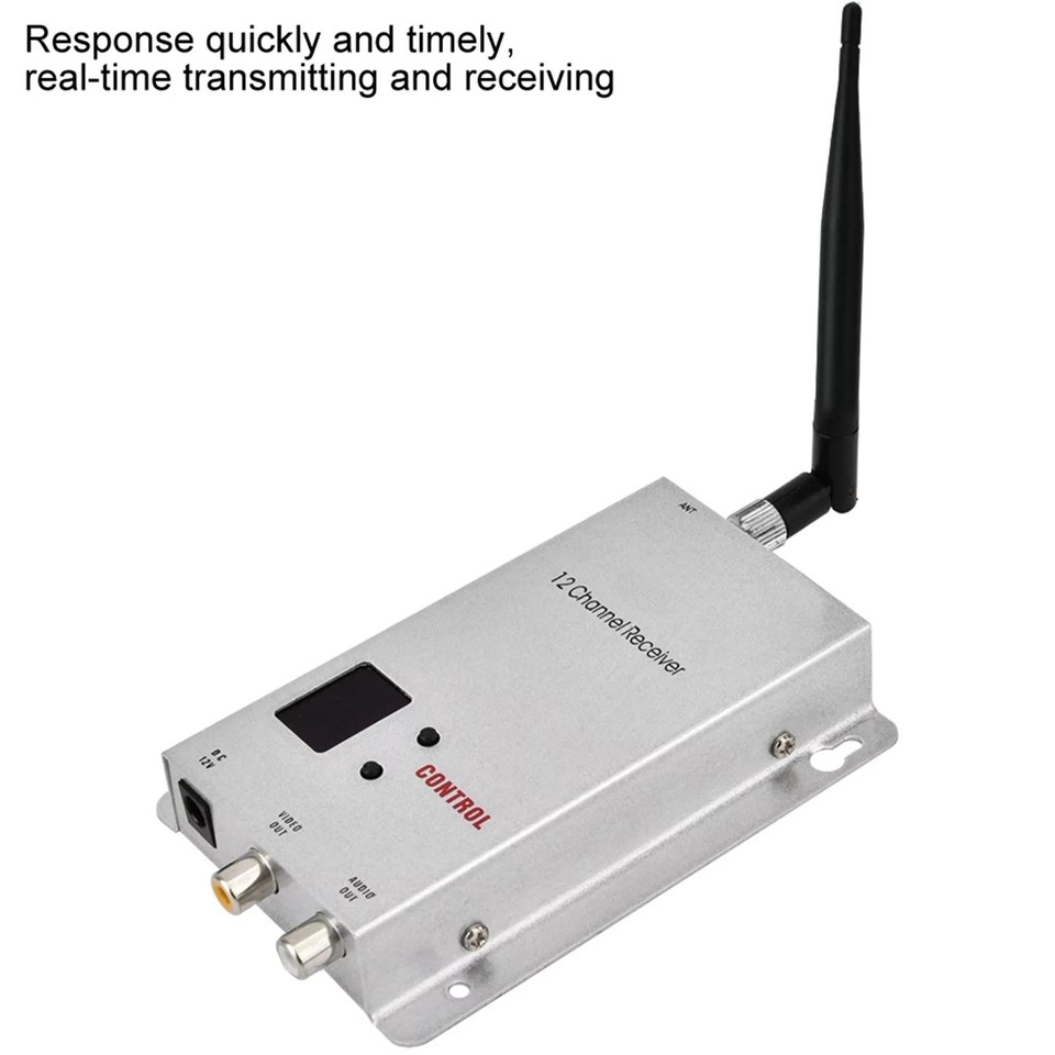 CCTV Audio/Video Transmitter-Receiver 1200M Range Transmission Wide ...