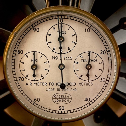 1900's Vintage Casella London Anemometer Air Meter No. C7115 | eBay