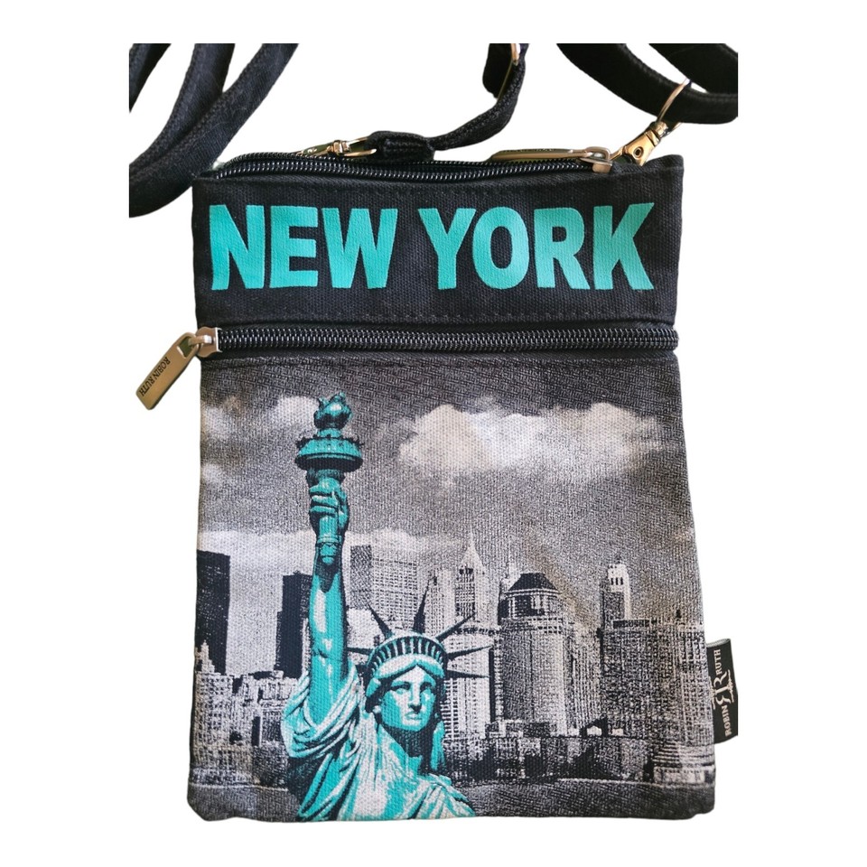 Robin Ruth Original New York City Statue of Liberty Theme Crossbody Bag ...