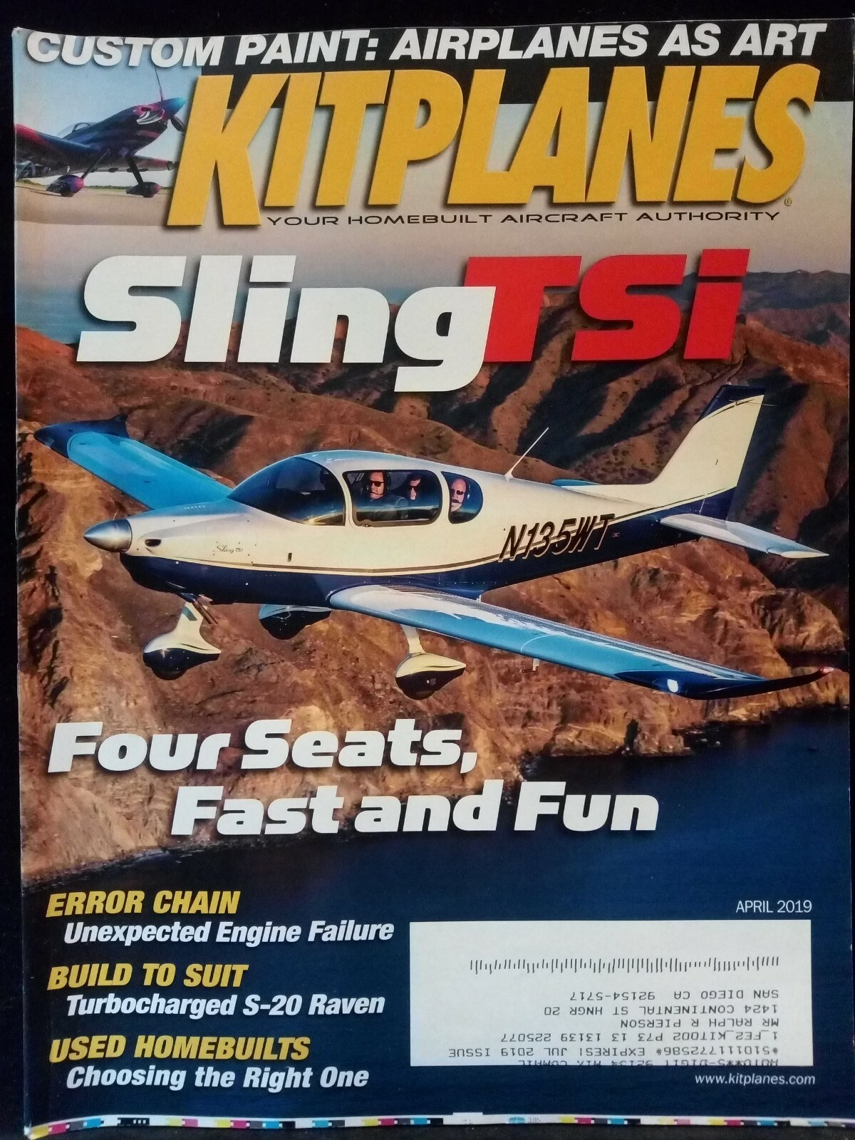 KitPlanes Aviation Magazine Issue April 2019 | eBay