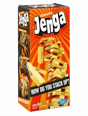 Jenga Classic | Block Stacking Game for 1 or More Players 54 hardwood ...