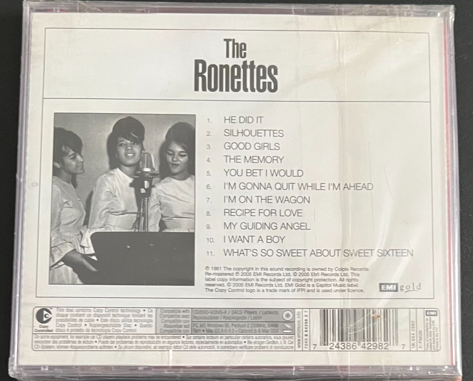 The Ronettes - Featuring Veronica by The Ronettes (CD, Jan-2005, EMI ...
