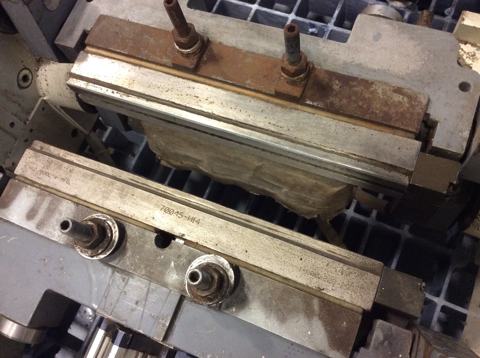 ROVEMA BAG SEALER ASSEMBLY W/ LAKO TOOL #70045-H14 SEALING JAWS FOR ...