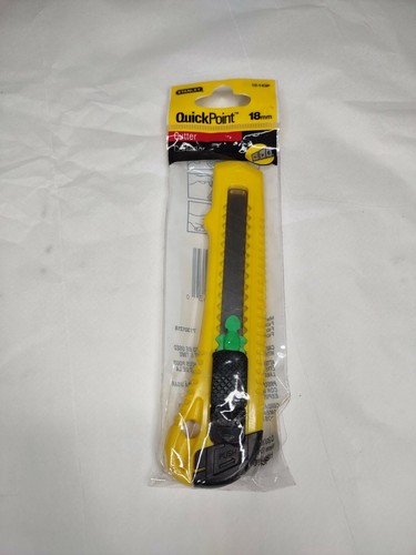 Stanley Quick Point Snap-Off Blade Knife 18mm 10-143P | eBay