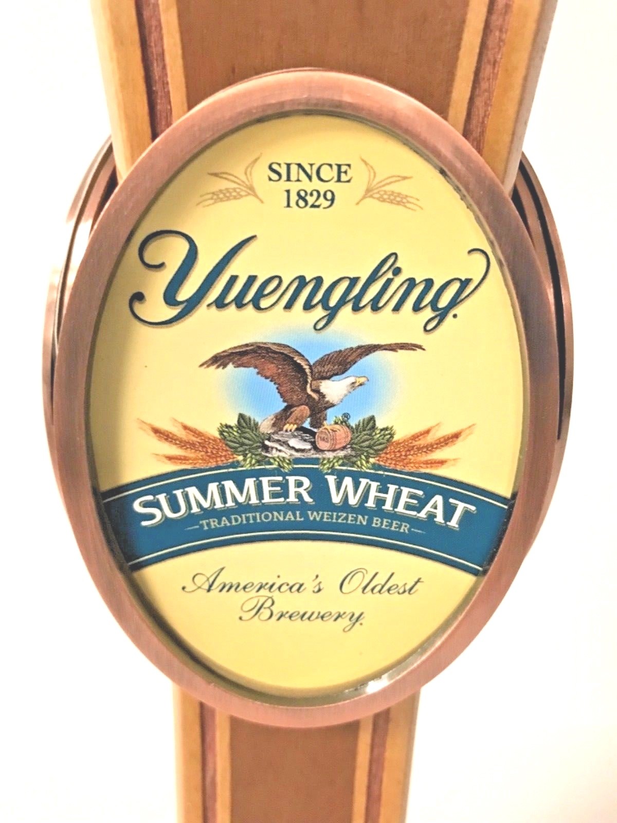 Yuengling Brewery Summer Wheat Tap Handle 3-Sided + Extra Labels - New ...