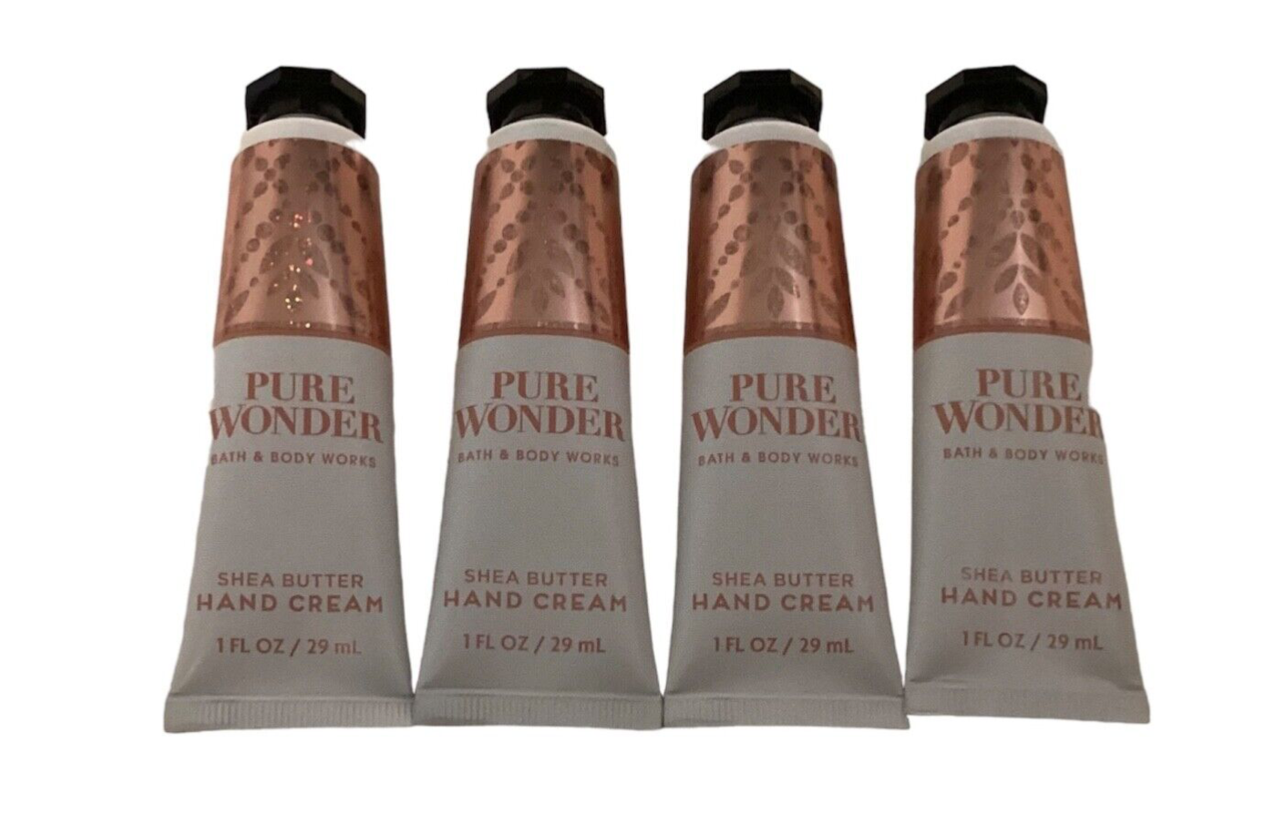 4 X Travel Size PURE WONDER Hand Cream Bath & Body Works 1 fl.oz. New ...