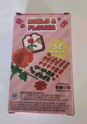 Build A Flower Red Rose Building Blocks ORB Toys 32 Pieces NEW | eBay