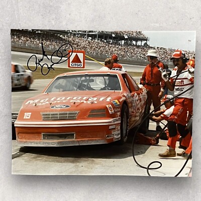 Ricky Rudd MOTORCRAFT 1987 TALLADEGA VINTAGE COLOR autographed 8x10 ...