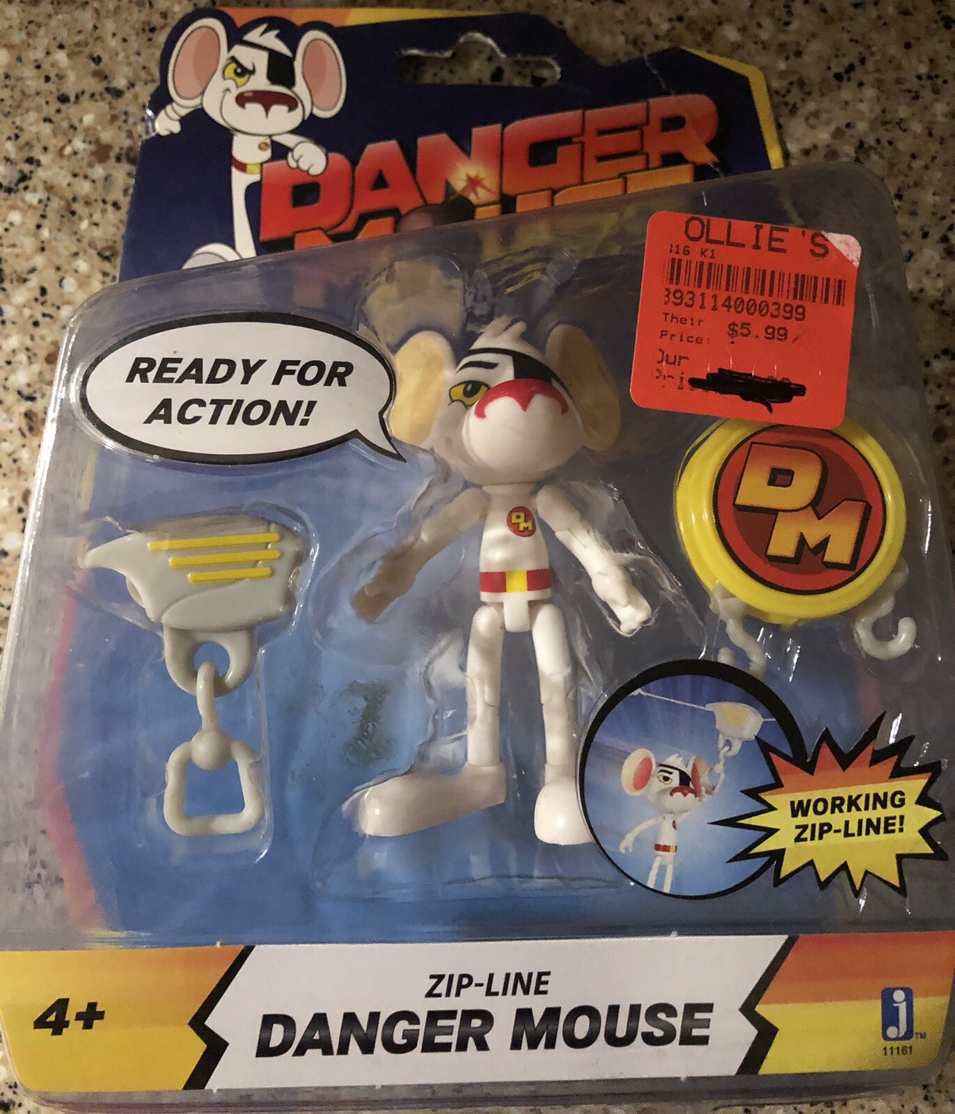Danger Mouse Zip-Line Action Figure Retro 1980's TV Show | eBay