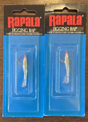 2 Packs Rapala Jigging Rap 3 W3 Chrome Blue Old Pattern | eBay