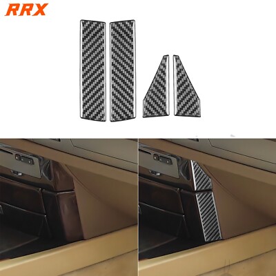 Real Carbon Fiber Dashboard Side Panel Cover Trim For BMW 7 Series E65 ...