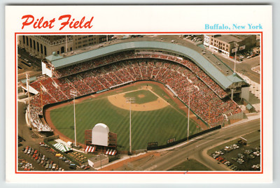 Continental Postcard Pilot Field in Buffalo, NY. Minor League Team ...