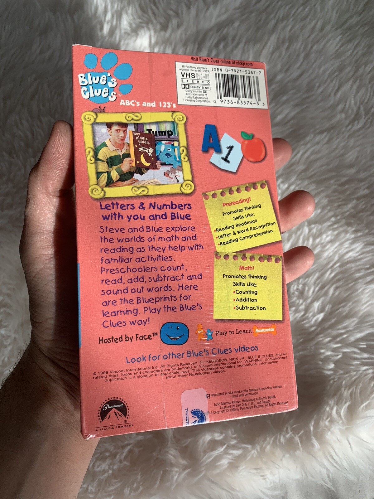 Blues Clues - ABCs and 123s (VHS, 1999) for sale online | eBay