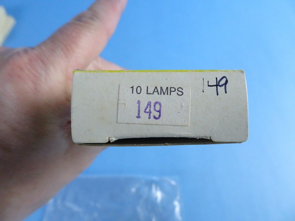 General Electric 149 Miniature Lamps Bulbs 10 Pack NOS | eBay
