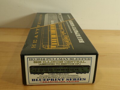 Blueprint Series Kits HO 10-1-2 Pullman Sleeper #5435 Illinois Central ...