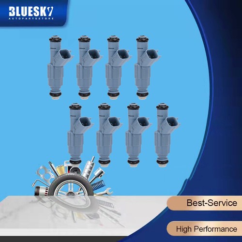 8X New Fuel Injectors 0280155849 For Dodge Chrysler 4.7L V8 upgrade 4 ...