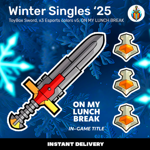 Brawlhalla: Winter Singles 25 (Toybox Sword, Title, 3 Esports v5) | eBay