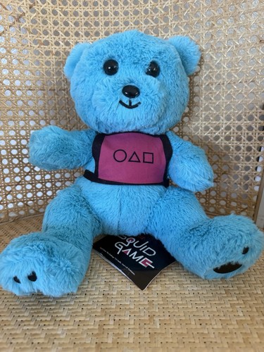 Squid Game: The Challenge Blue 10" Teddy Bear Zipper Sega Official ...