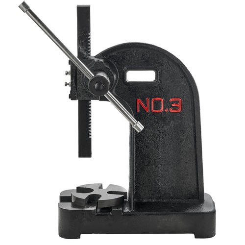 Arbor Press 3 Ton Manual Desktop Press Lever Mountable Bearings Cast ...