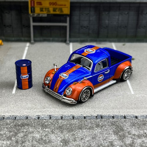 1:64 VW Beetle Pickup Gulf Livery Alloy Diecast Model Car - In Stock ...