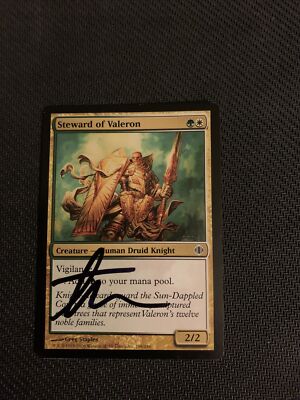 MTG Magic Steward Of Valeron Signed Artist Proof x1 Shards Of Alara ...