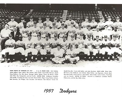 1957 BROOKLYN DODGERS 8X10 TEAM PHOTO BASEBALL PICTURE MLB | eBay