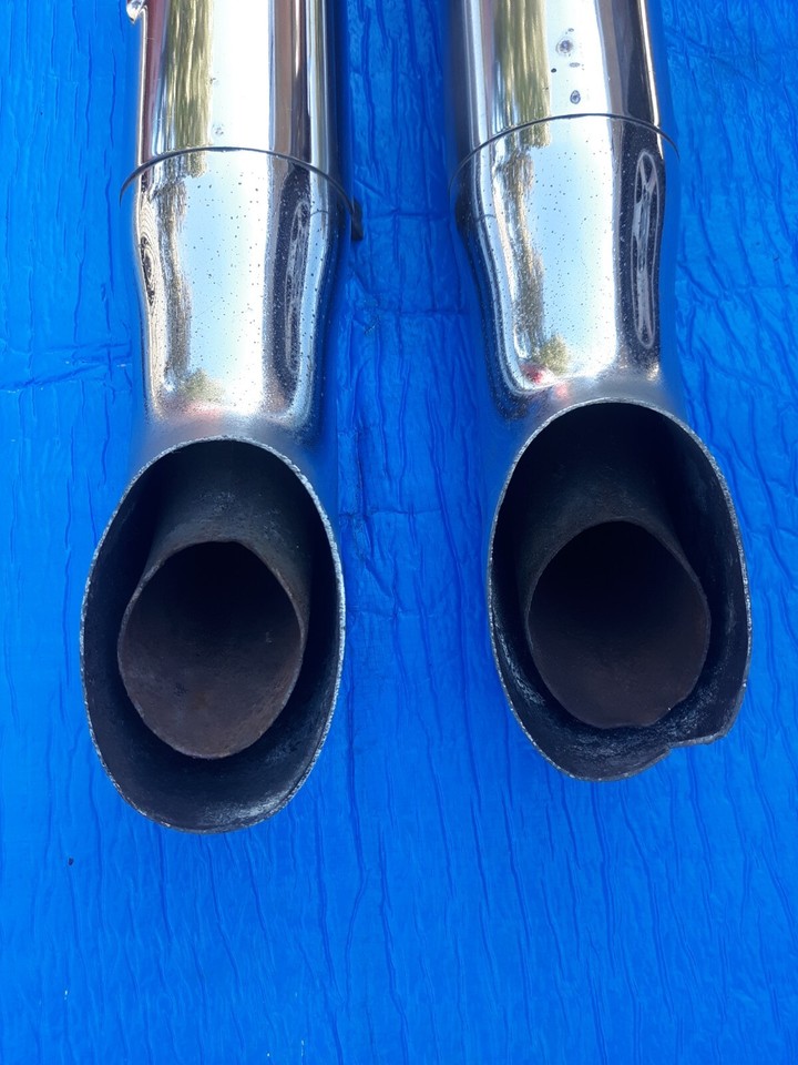 THRUSH Chrome Exhaust Side Pipes | Universal Fitment | Aftermarket ...