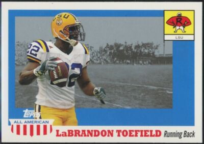 2003 Topps All American LaBrandon Toefield Rookie Jacksonville Jagaurs ...