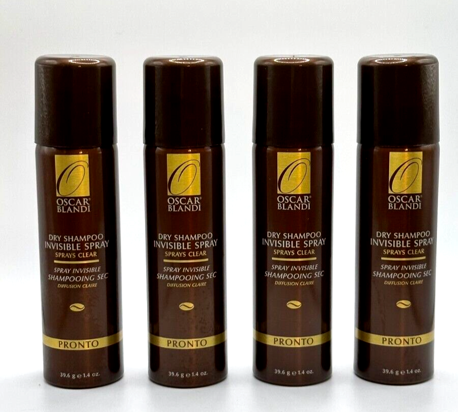 4 Oscar Blandi Pronto Dry Shampoo Invisible Spray Travel Size 1.4 Oz ...