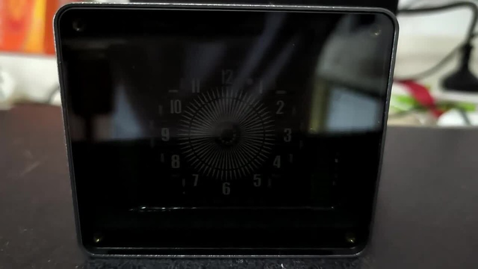 VFD Clock Analog Pointer Clock Vacuum Fluorescent Display Screen CLOCK ...