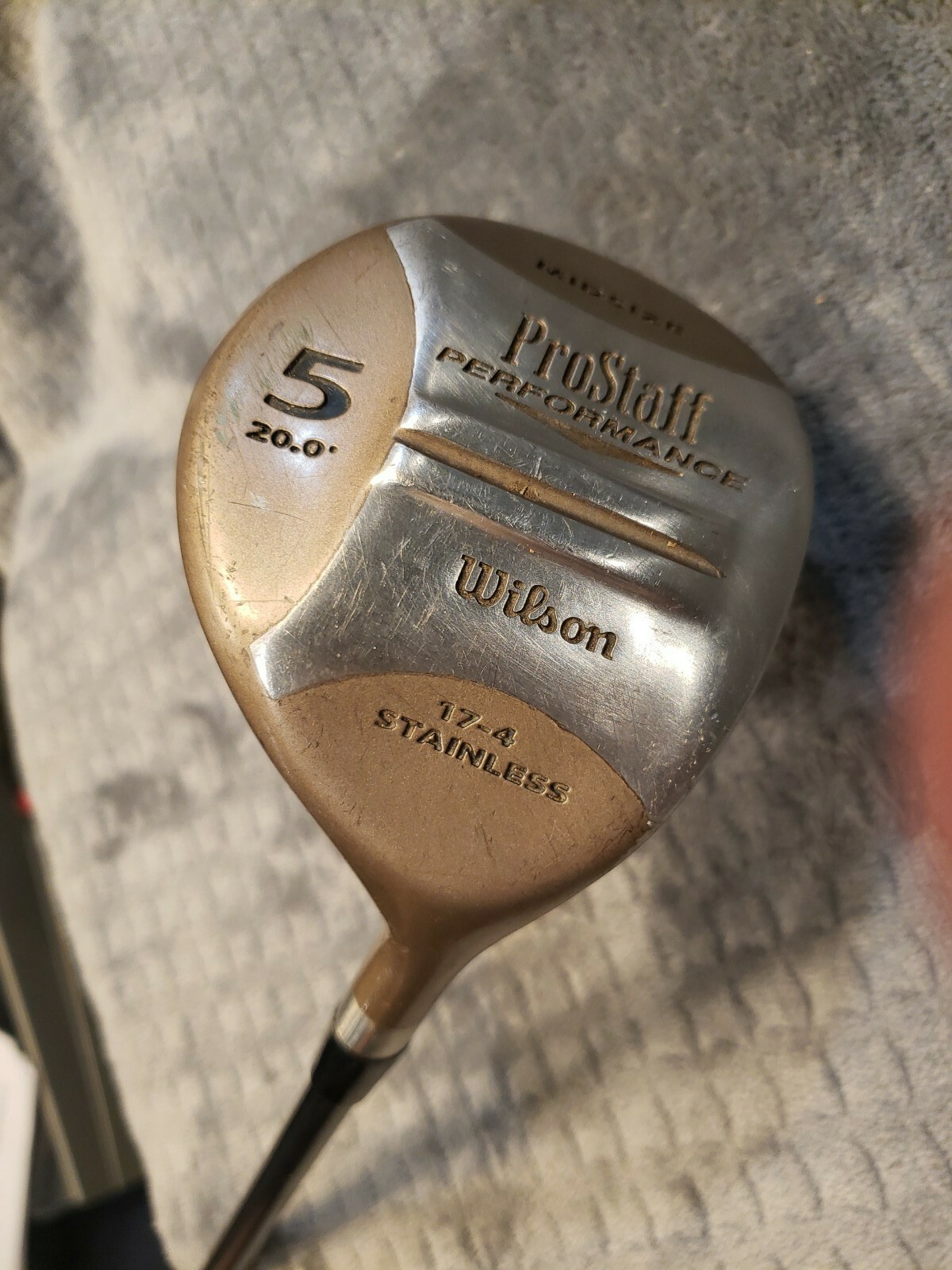 WILSON ProStaff Performance Midsize 20 Degree 5 Wood Driver, 41" | eBay