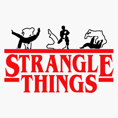 Jiu Jitsu Strangle Things Decal ~ Vinyl Car Wall Sticker - Small to XLarge | eBay