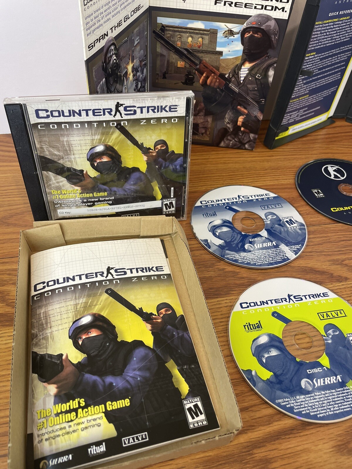 Counter Strike Condition Zero 2-Disc CD-ROM For PC Lot Of 4 Games ...