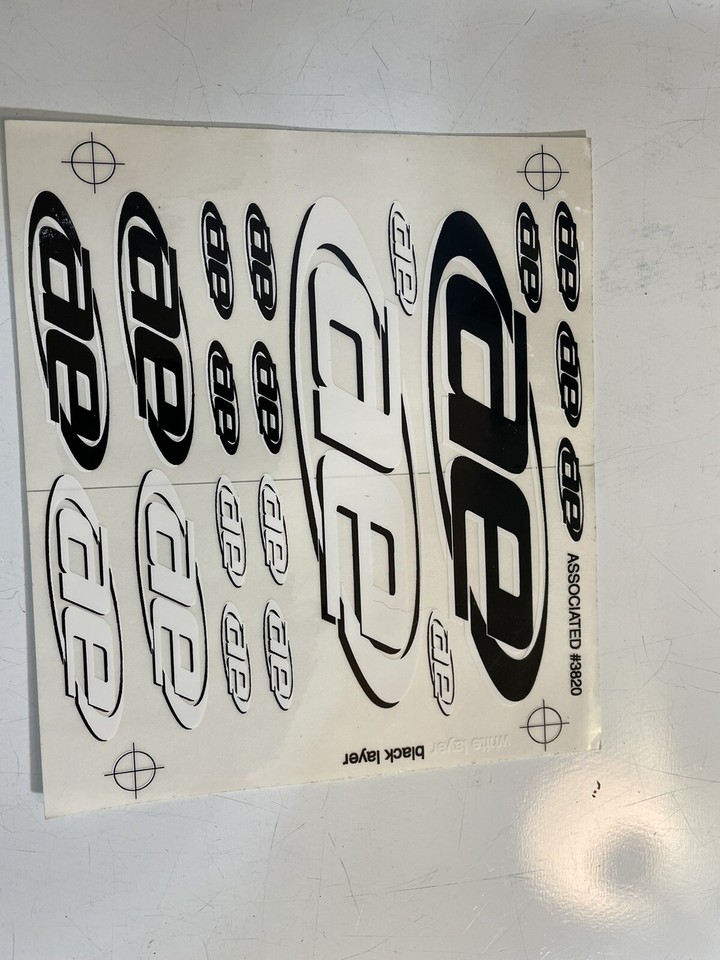 Team Associated RC10 DS Buggy 8083 From Kit Decal Sheets | eBay