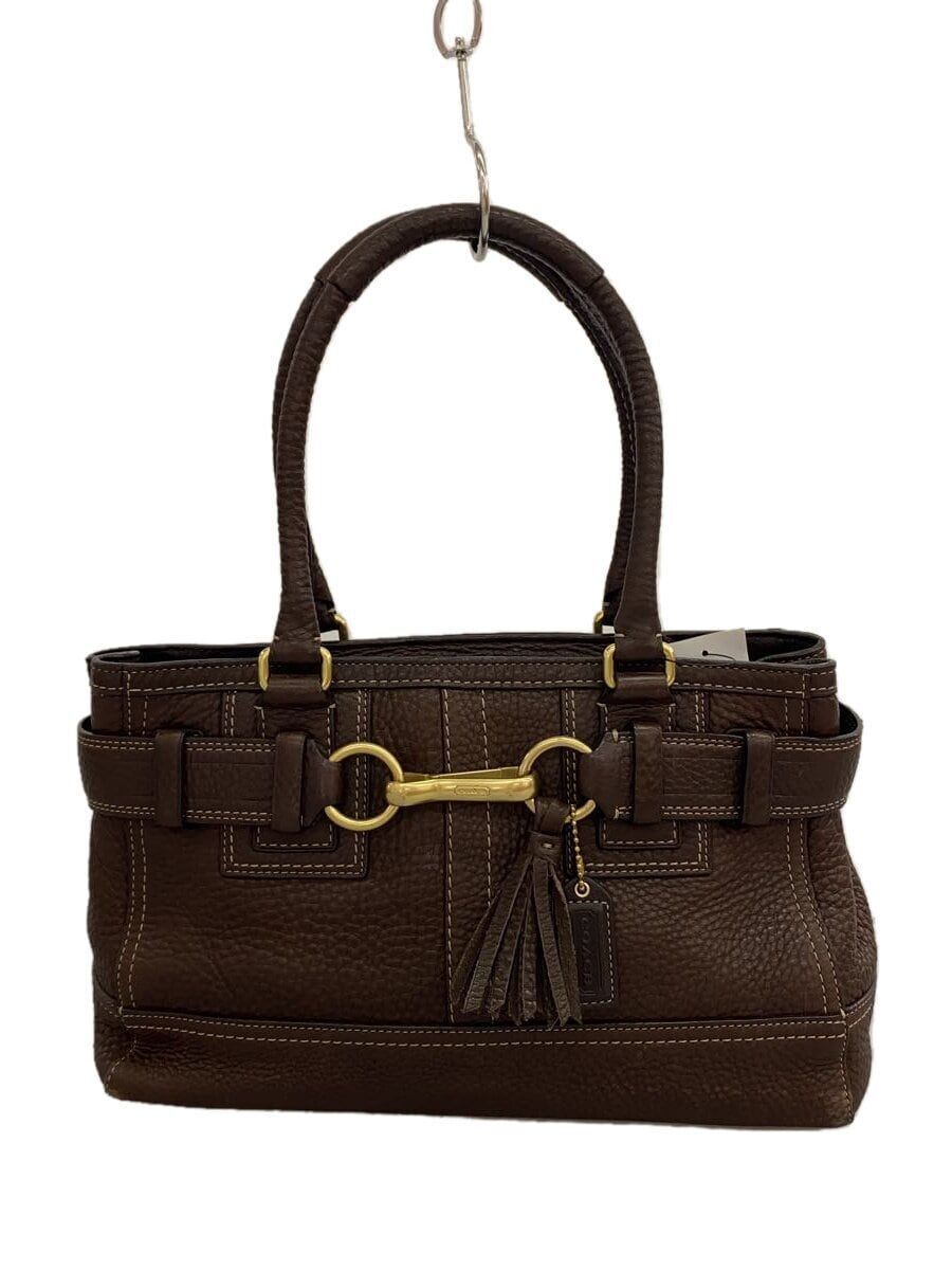 Coach Handbag Hamptons Pebble Leather - Carry All Bla… - Gem