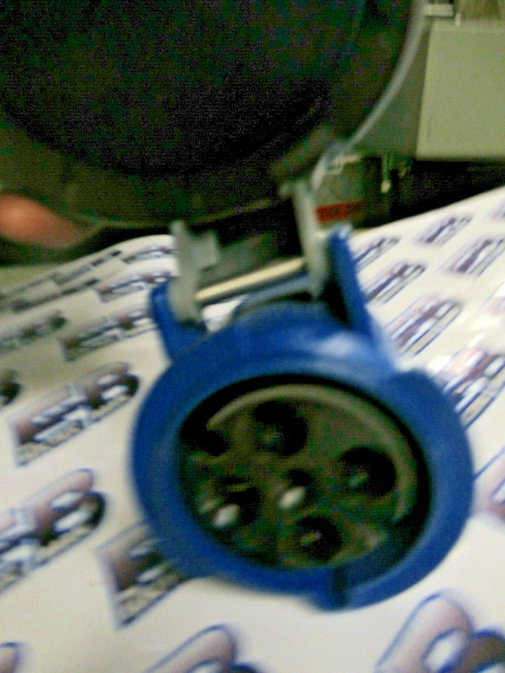 Hubbell 460C9W 30 Amp 250 Volt 3 Phase Pin & Sleeve Connector WITH HUB ...