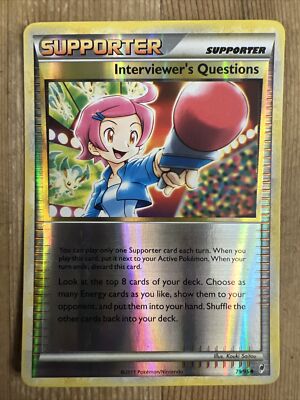 Pokémon TCG Interviewer's Questions Call of Legends 79/95 Reverse Holo ...