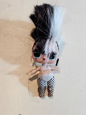 LOL Surprise! GIRL Doll Black & White Doll with Mohawk C159 | eBay